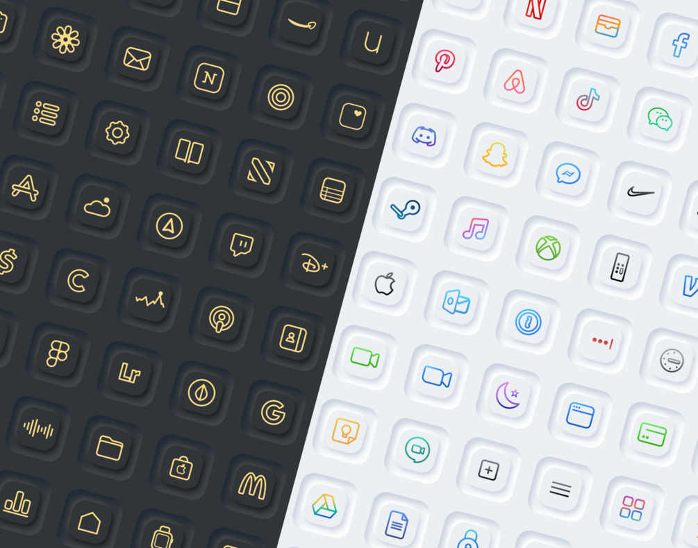 iOS 14 Custom App Icons Pack