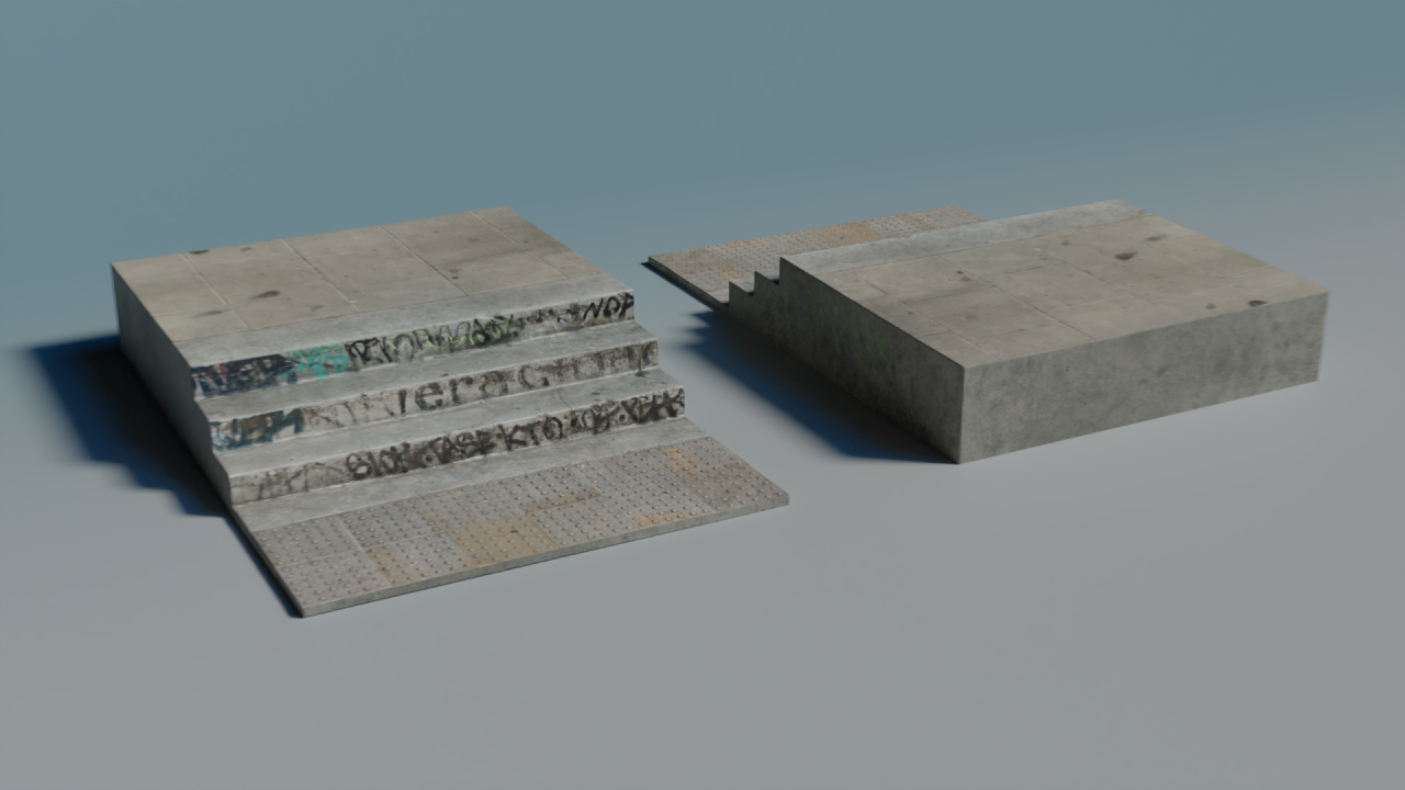 Brick Wall | 3D Blender Asset + FXB [1004]