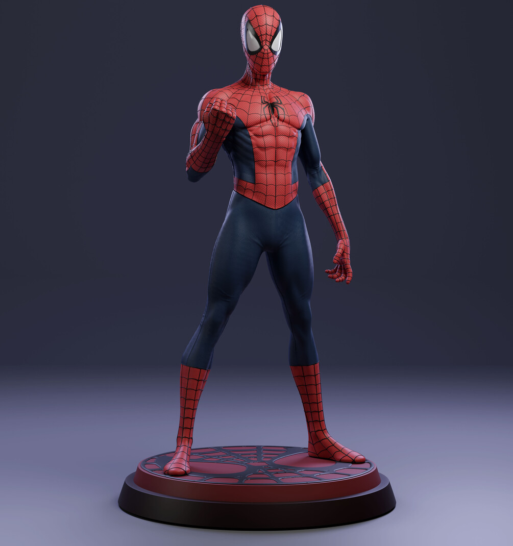 Spider-Man STL – High-Detail 3D Print Model _ Standard Version