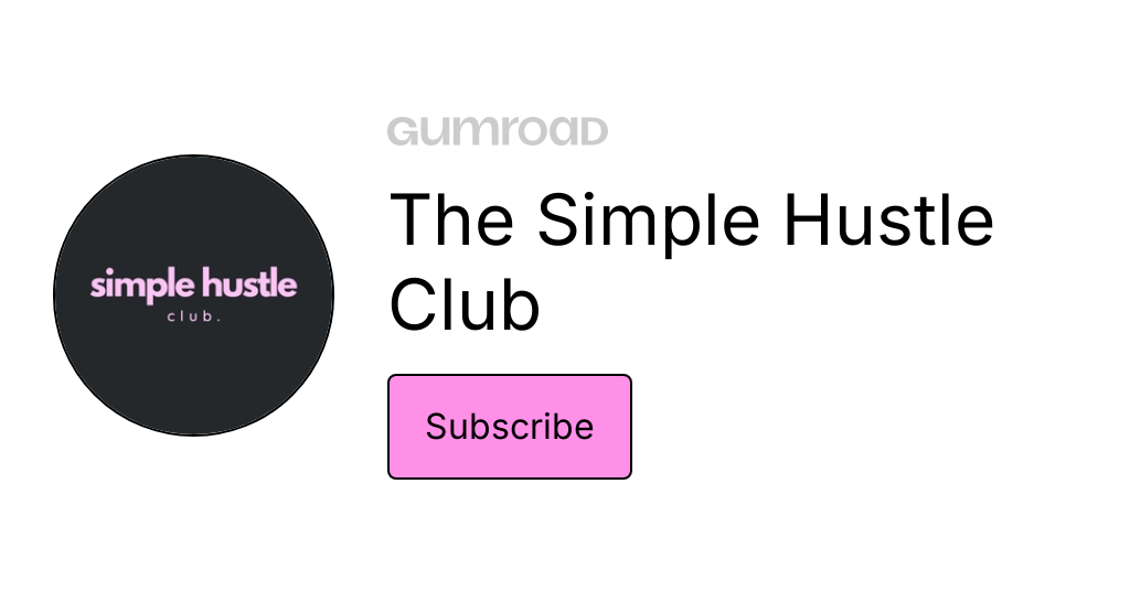 The Simple Hustle Club