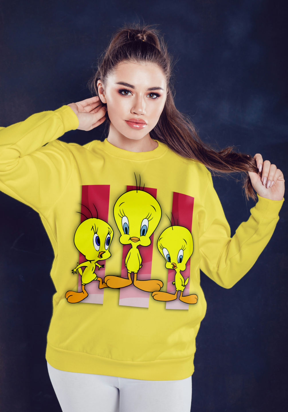 Tweety T-shirt Design, Cartoon T-shirt Design, Funny Cartoon Design ...