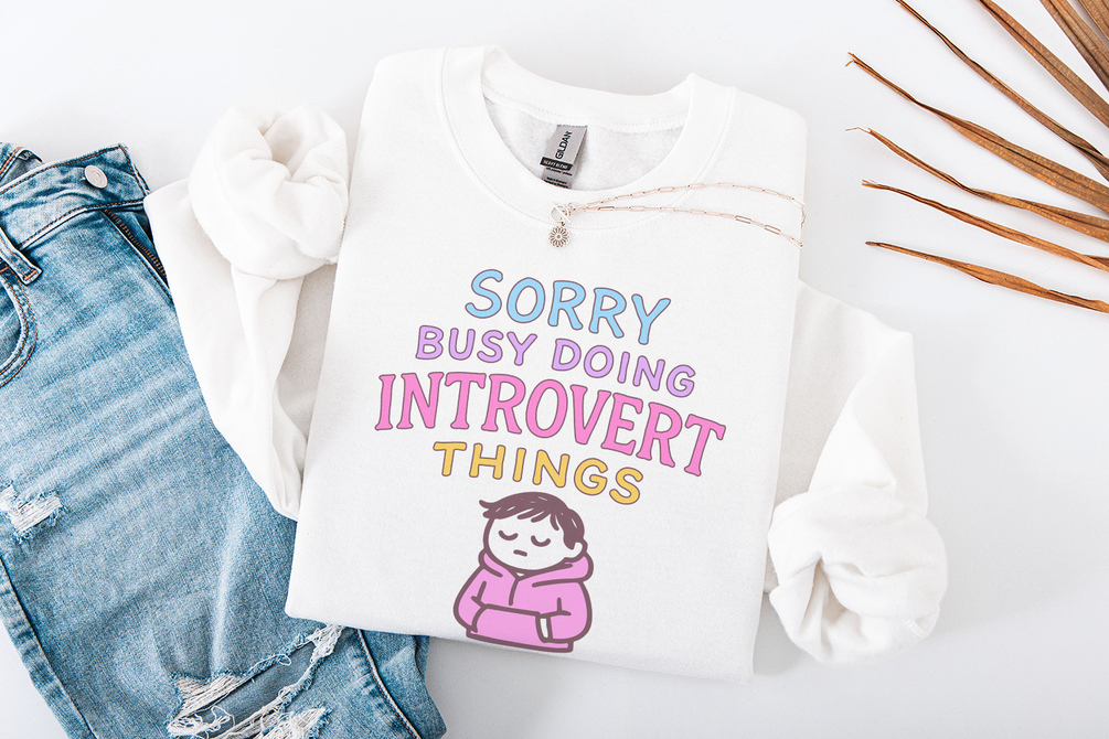 Funny Introvert PNG Design, Sticker PNG, Mental Health PNG, Trendy PNG ...