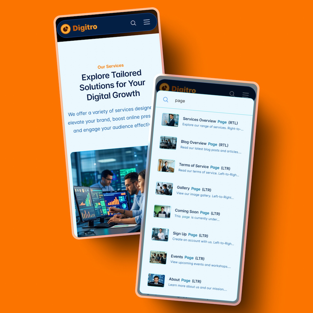 Digitro - Complete Digital Marketing Agency HTML Website Template