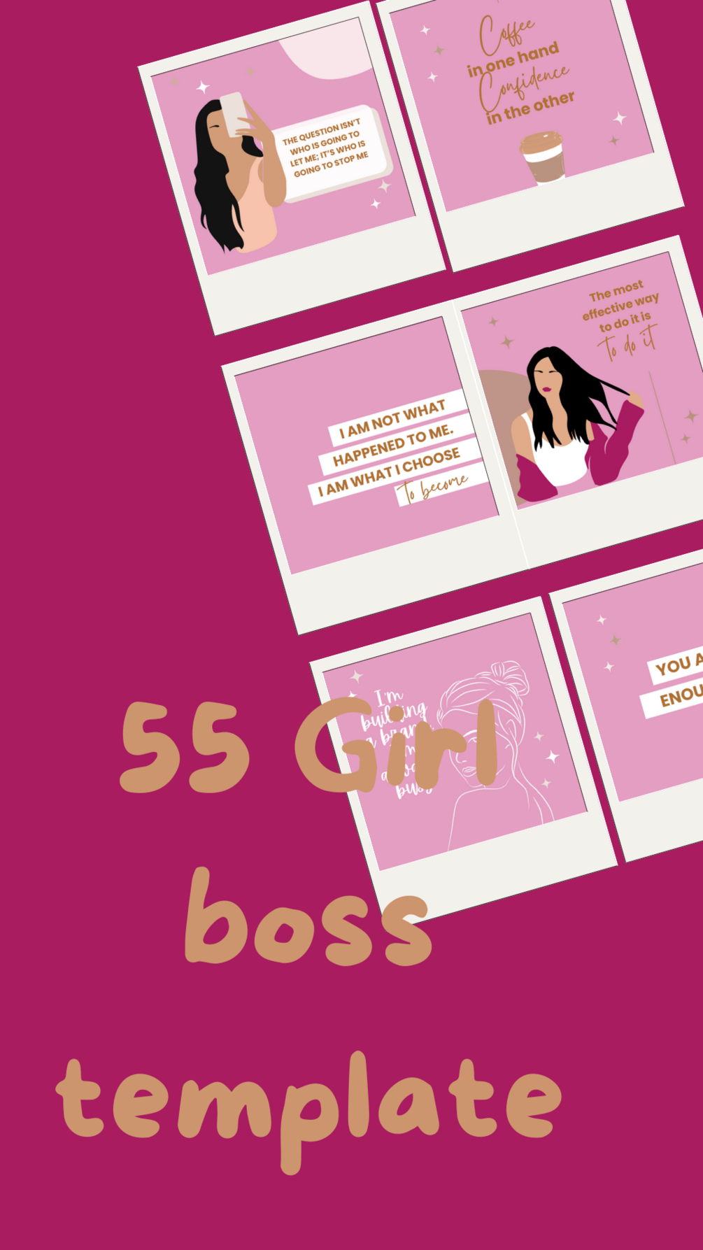 55 pages Lady boss template