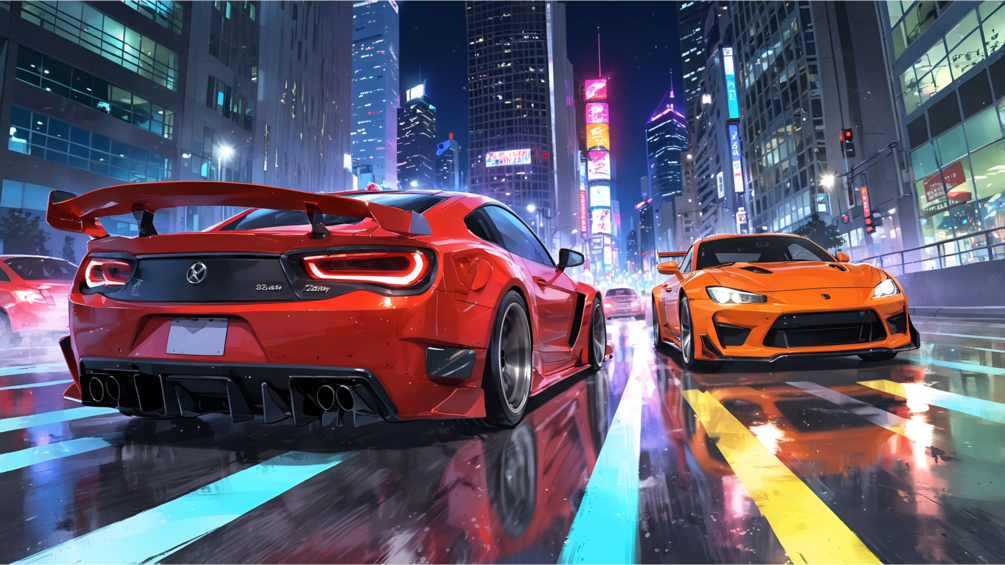 🚗 Night Drive Thrills: High-Performance Cars Bundle 🌃