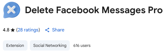 Delete Facebook Messages Pro