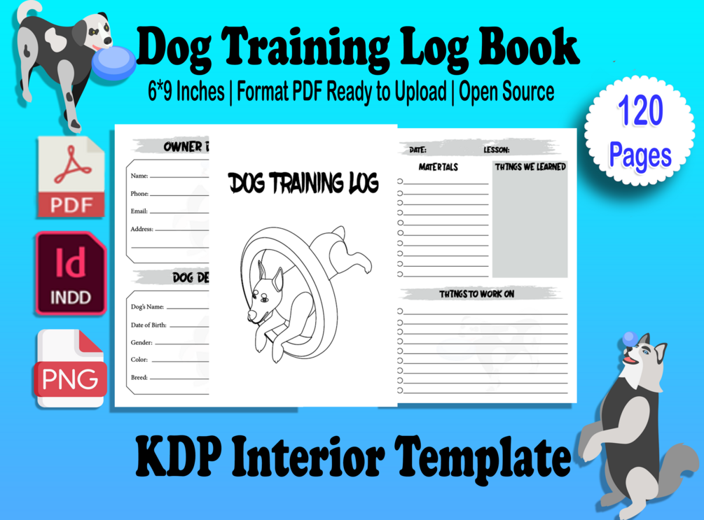 DOG TRAINING LOG BOOK | KDP INTERIOR