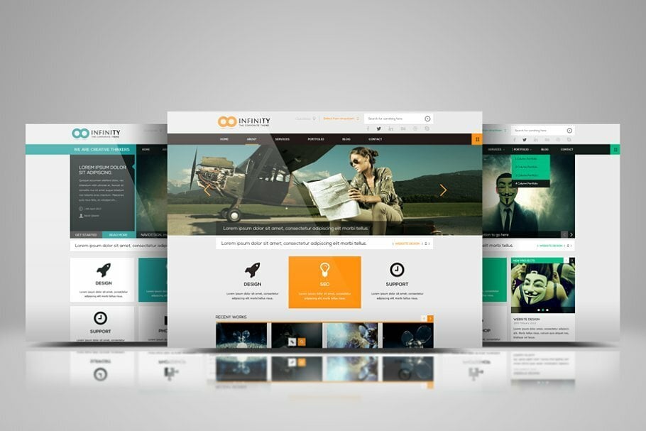 Website Showcase Mock ups