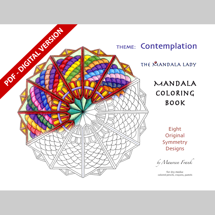 Mandala Coloring eBook (Symmetry): Contemplation