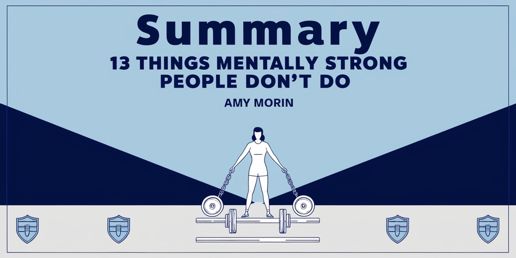 13 Things Mentally Strong People Don’t Do by Amy Morin – Audio Summary MP3