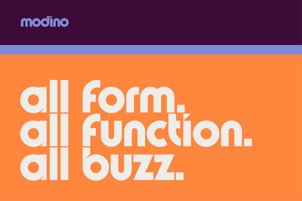 Modino - Lowercase Font