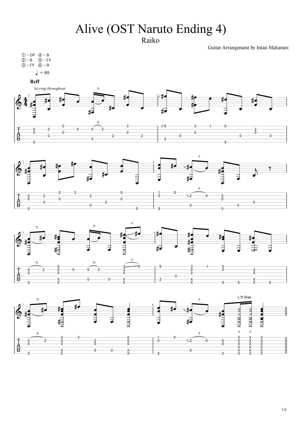 Alive (OST Naruto Ending 4) - Raiko