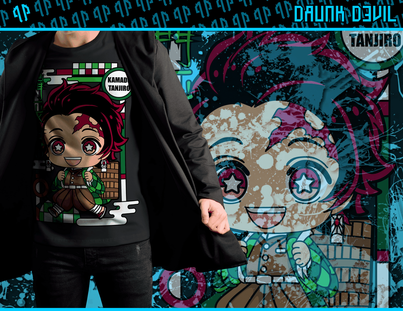 PACK VECTOR ANIME KIMETSU NO YAIBA CHIBIS