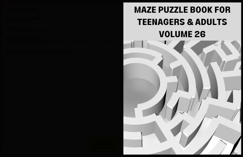 MAZE PUZZLE BOOK FOR TEENAGERS AND ADULTS VOLUME 26