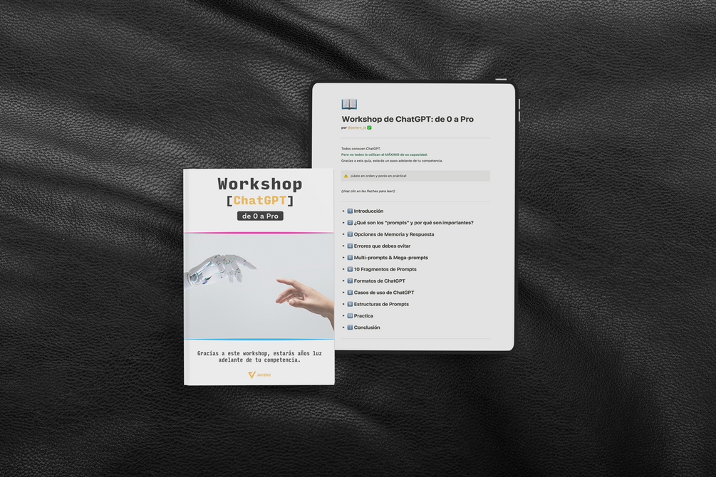 Workshop de ChatGPT: de 0 a Pro