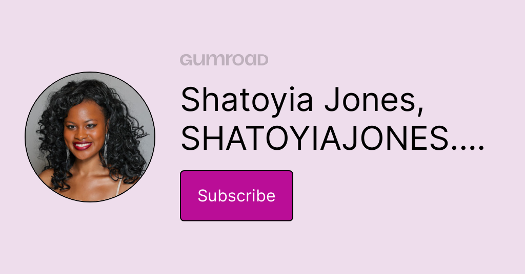 Shatoyia Jones, SHATOYIAJONES.COM