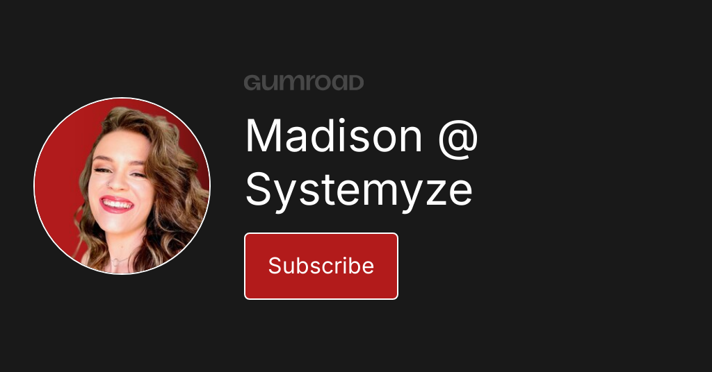 Madison @ Systemyze
