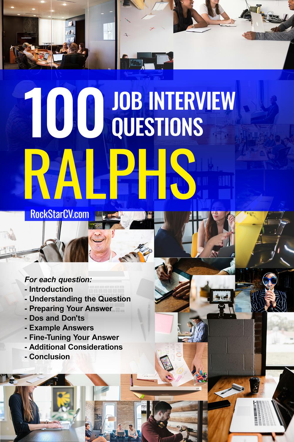 100 Ralphs interview questions