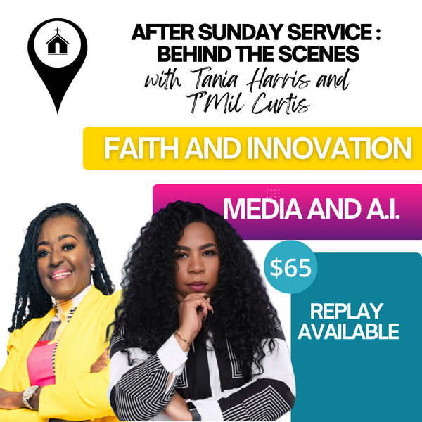 After Sunday service/Behind the scenes: Easter Edition with Tania Harris