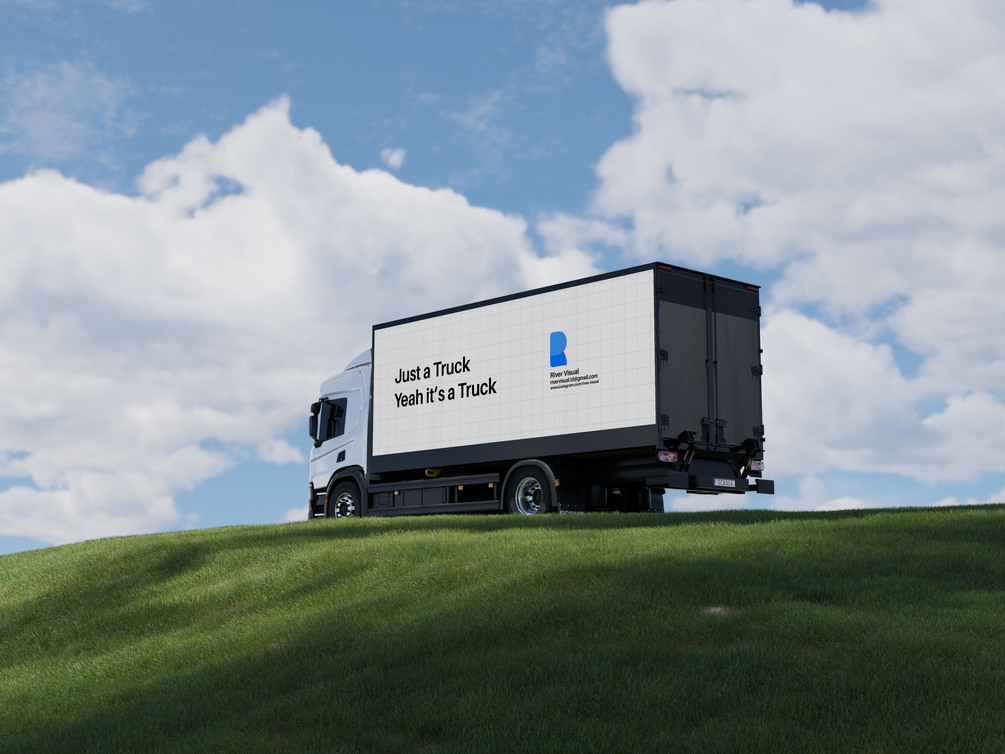 Truck in the Greenfield Mockup N2