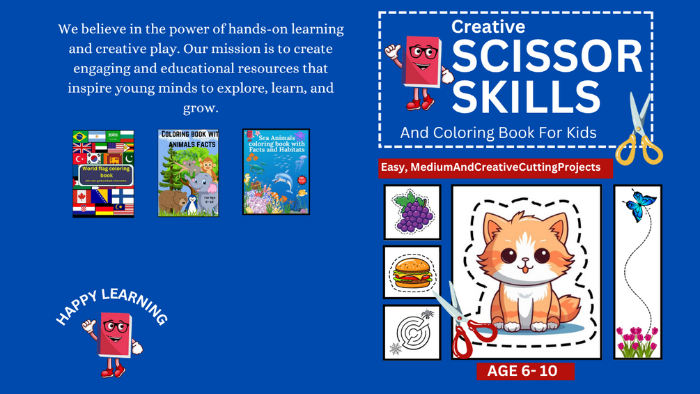 Scissor Skill Coloring Book