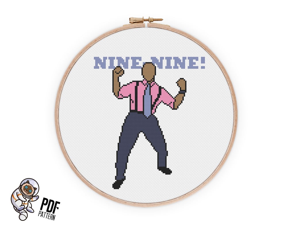 Brooklyn 99 'Terry Jeffords' Cross Stitch Pattern