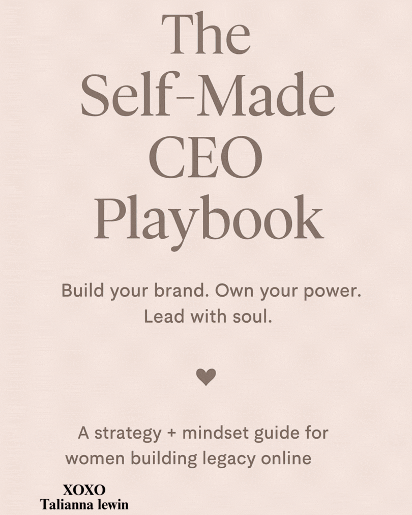 The Self-Made Ceo playbook