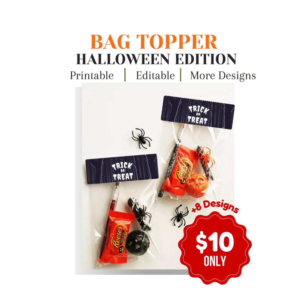 Halloween Bag Topper