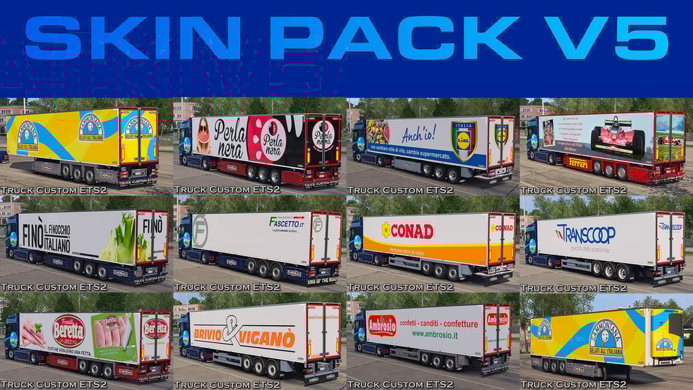 Skin Pack Chereau V5-V6-V7-V8