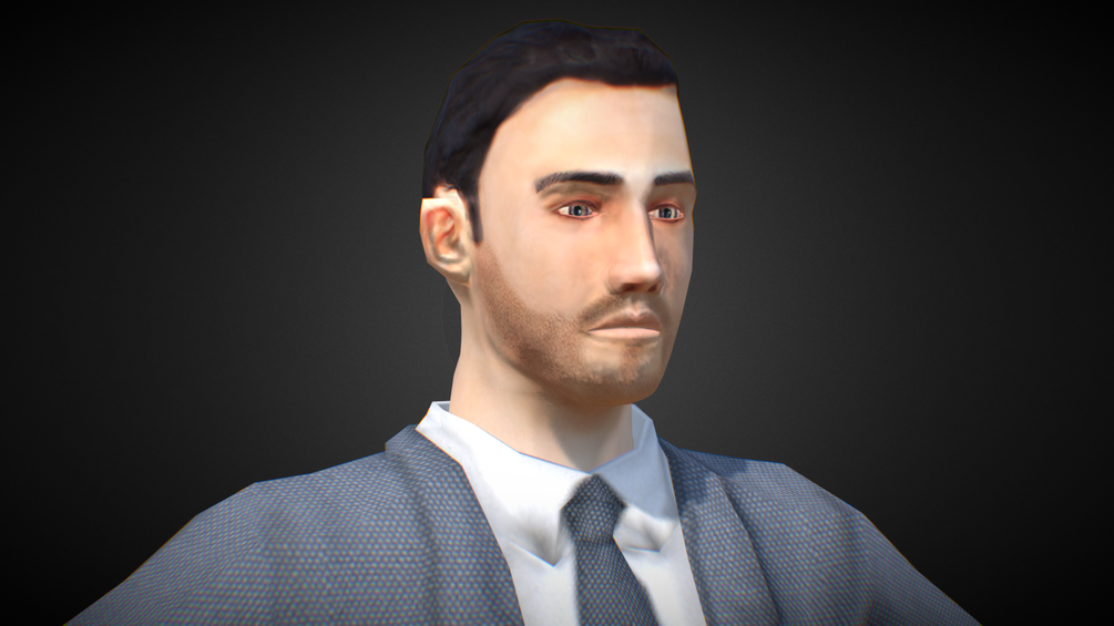 (FREE PRODUCT) Businessman Game Ready Character 3D Model