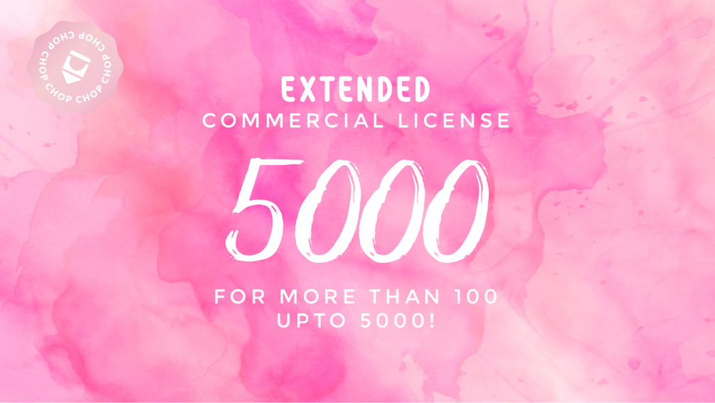 Extended Commercial License For Sale of Upto 5000 Digital/Physical End ...