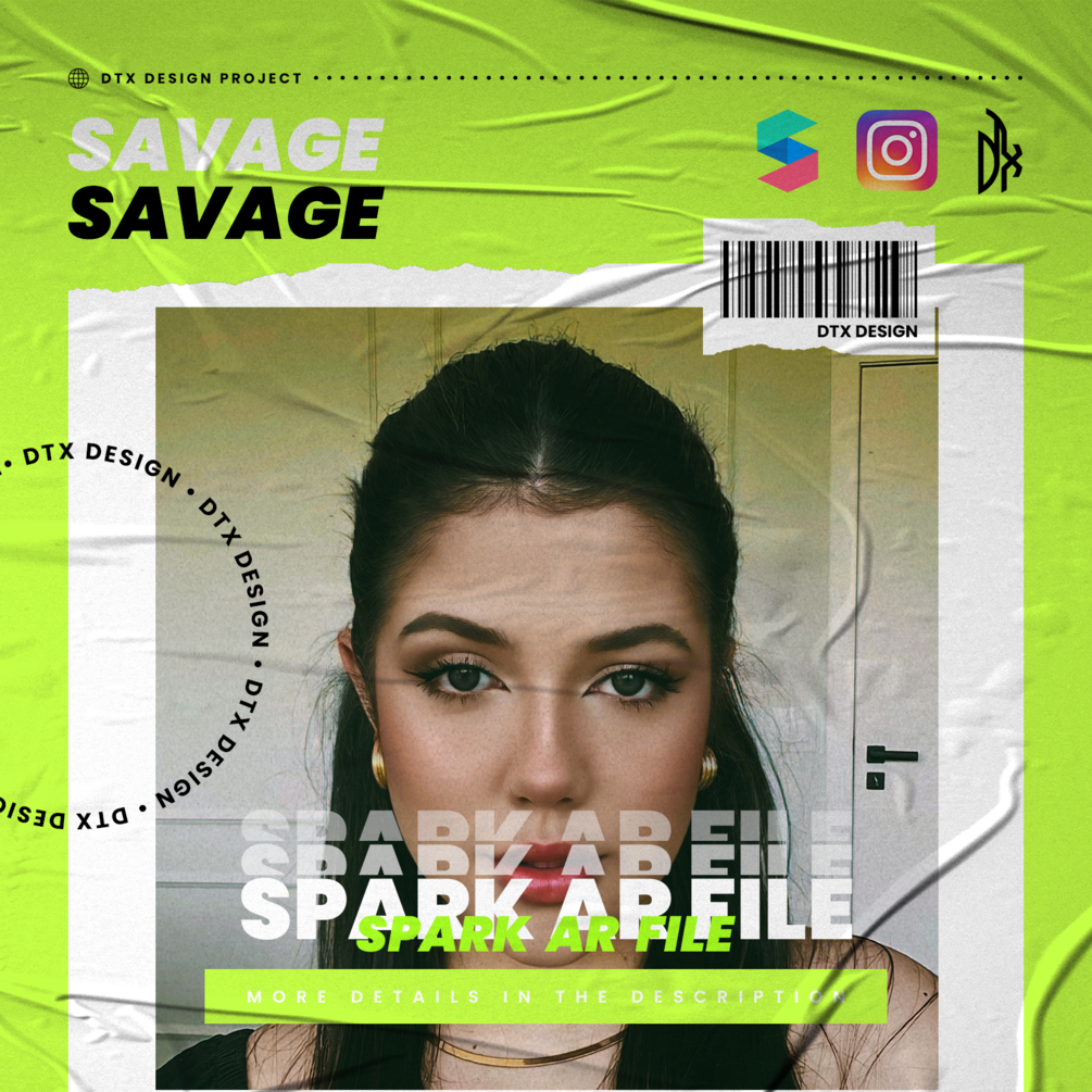 SAVAGE | makeup | lut | eye lens | blur patch | grain