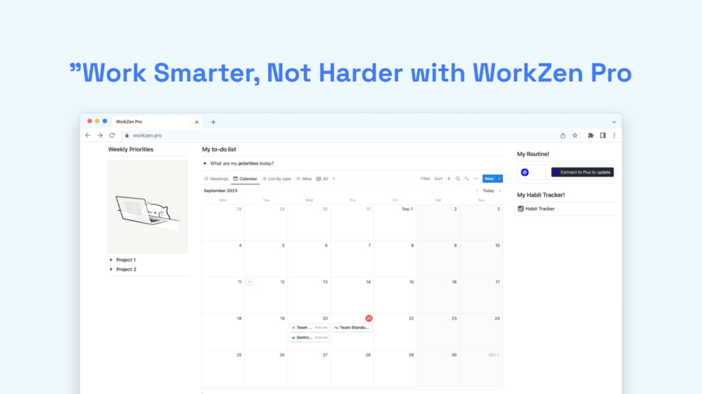 WorkZen Pro: Your Work Life Mastery Kit