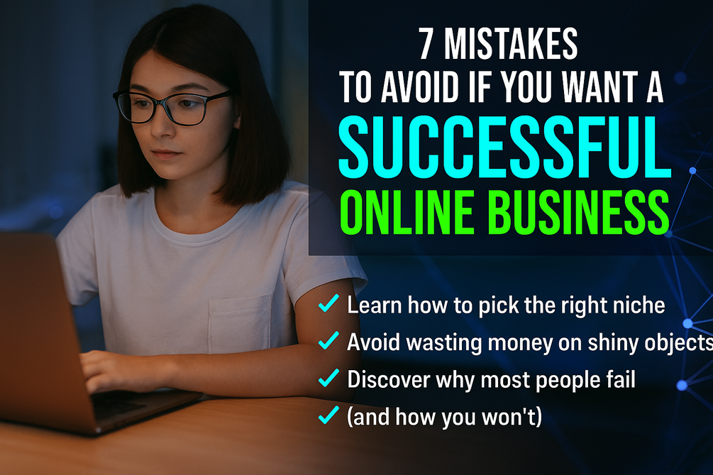 7 Mistakes To Avoid If You Want A Successful Online Business