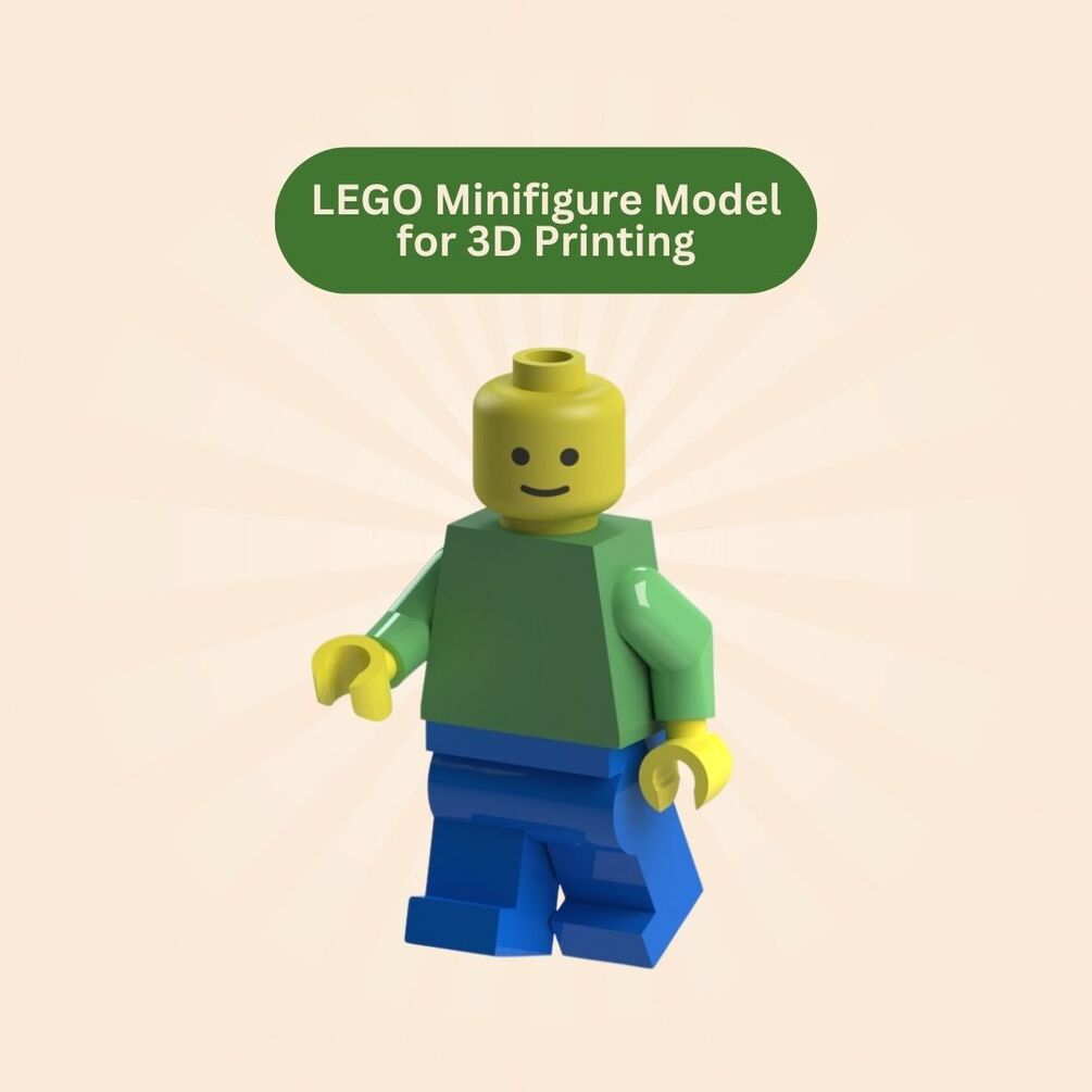 Infinite Creations 3D-Printable Lego Minifigure