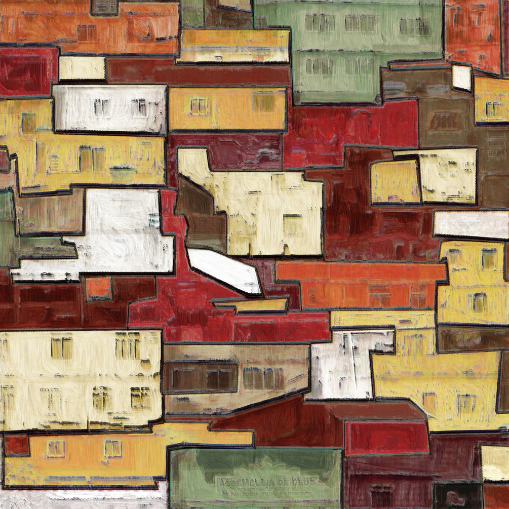 3rd World - Digital Painting - Wall Art (17"x17")