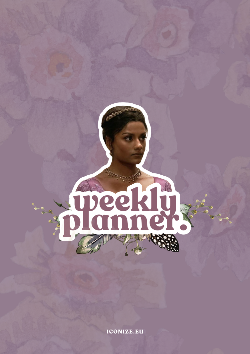 Kate Bridgerton Digital Weekly Planner