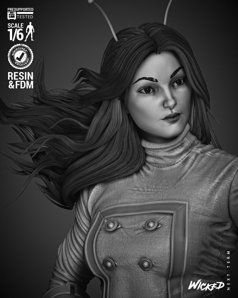 Wicked Marvel Mantis Comic Version Sculpture: Tested and ready for 3D ...