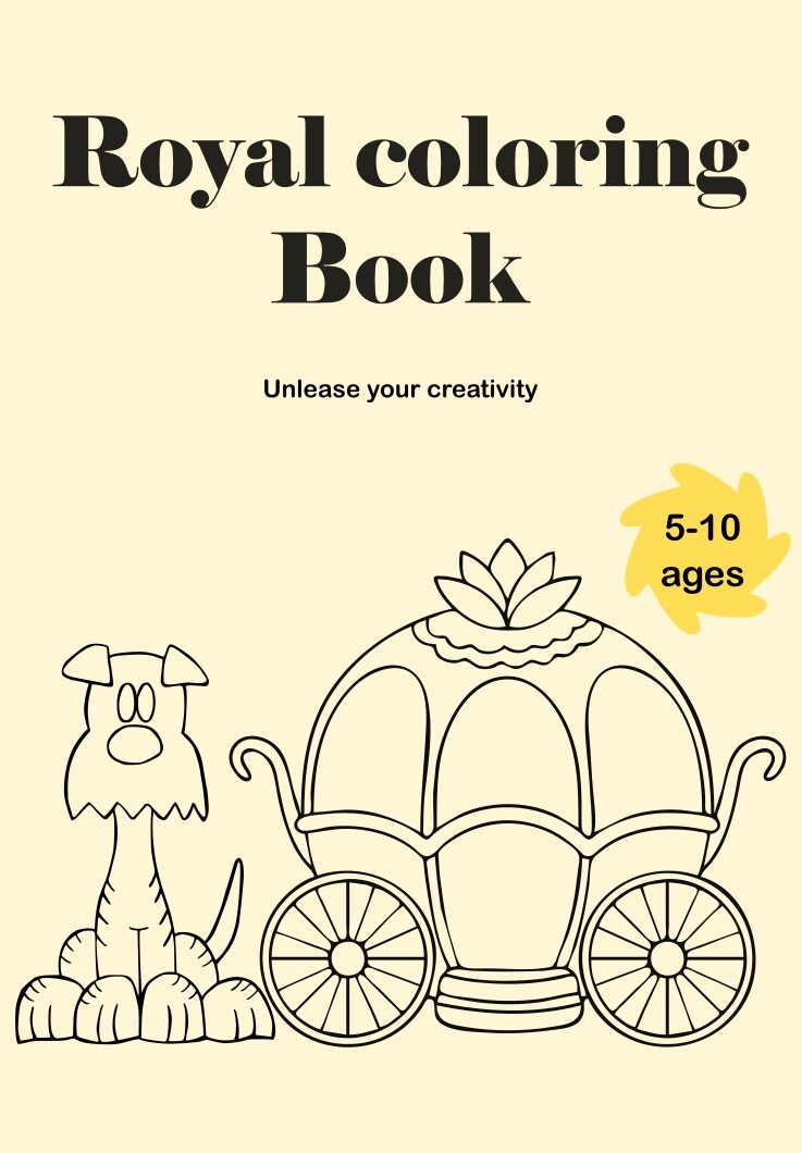 Royal Adventures Coloring Book