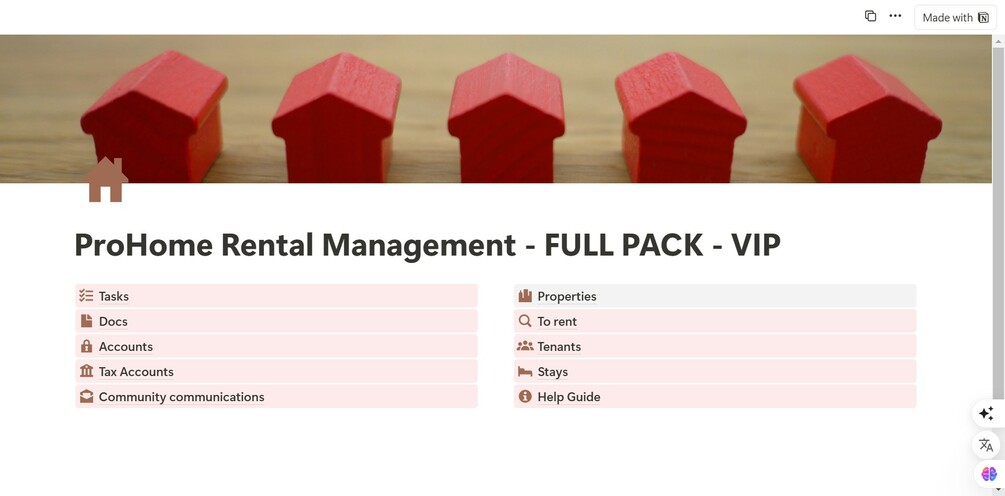 ProHome Rental Management - FULL PACK - VIP