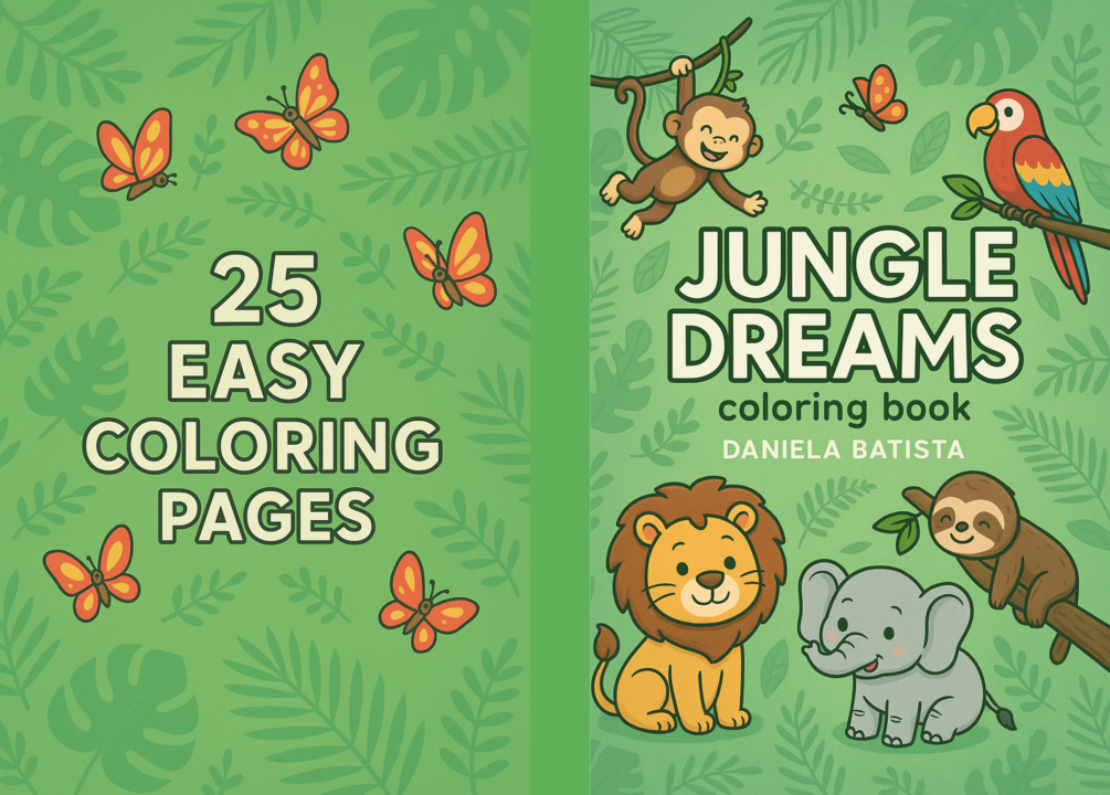 Jungle Dreams coloring book