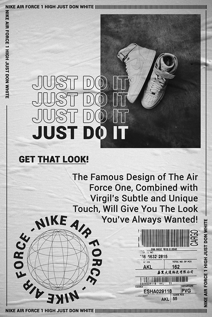 SHOES POSTER FROYONION STYLE PHOTOSHOP "2020