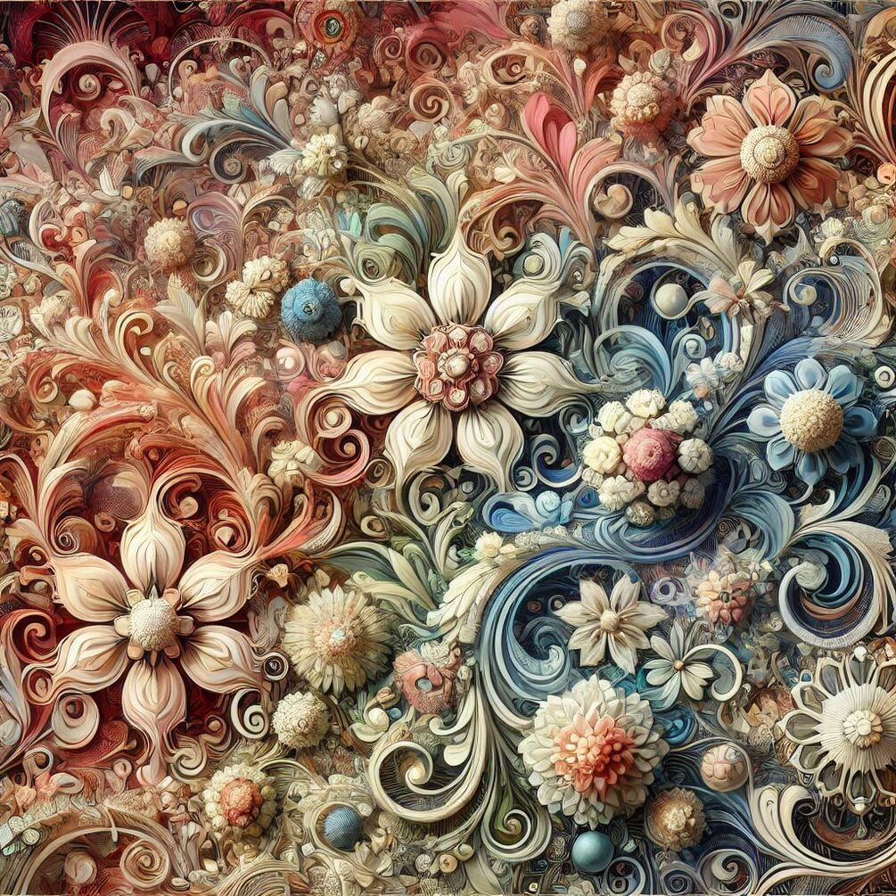 🌸 Explore the Stunning World of AI-Generated Floral Artwork Patterns 🎨
