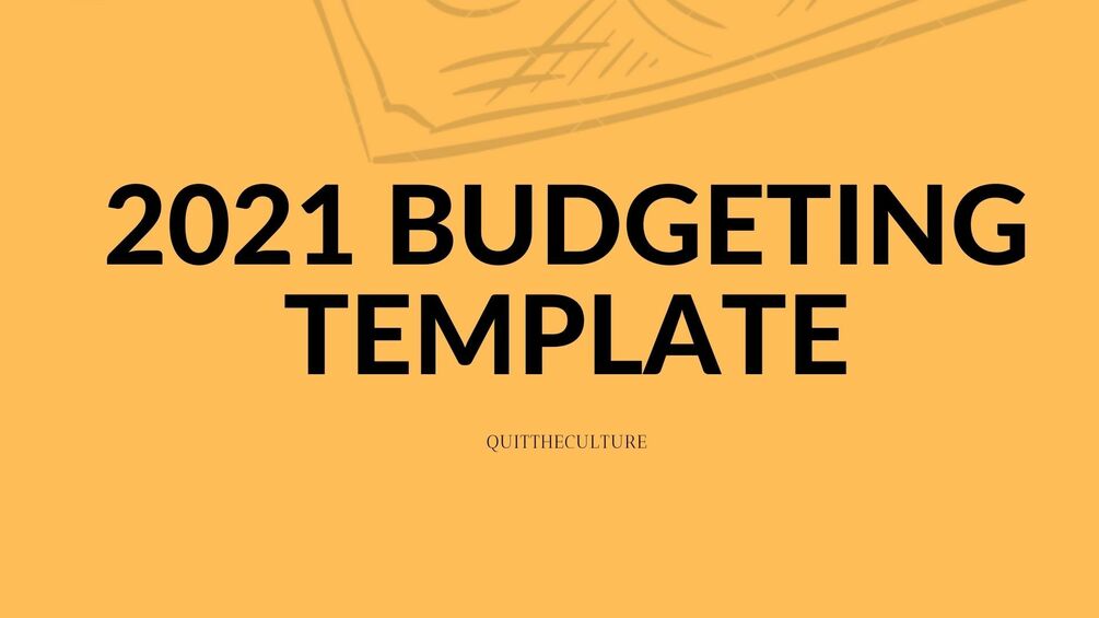 $2 Budget Template