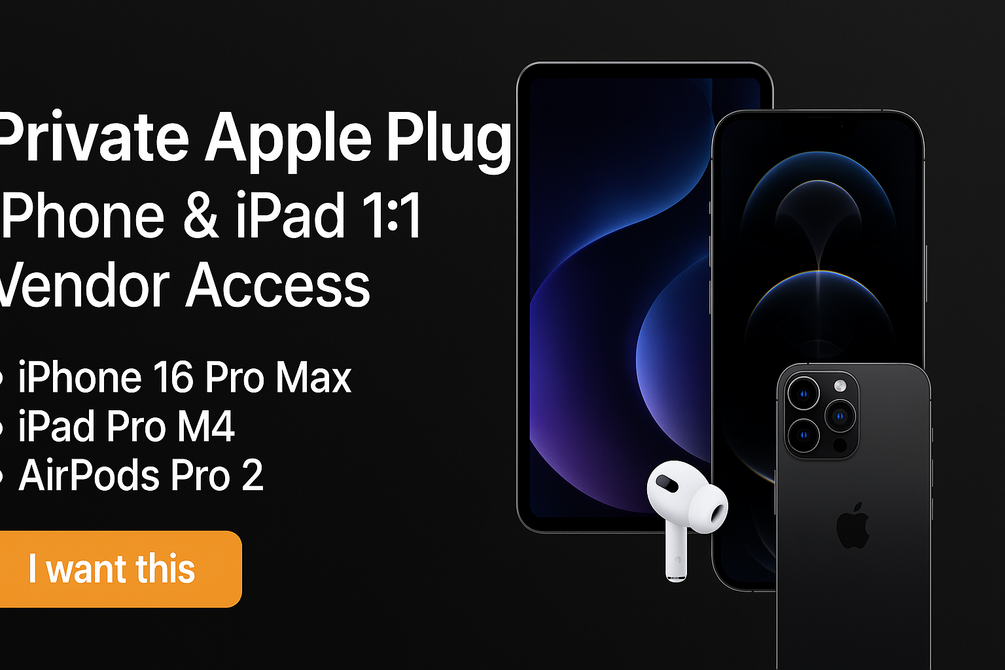 Private Apple Plug – iPhone & iPad 1:1 Vendor Access