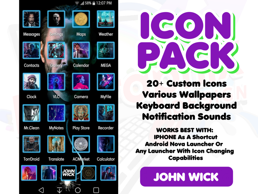 John Wick Icon Pack