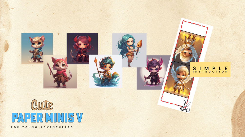 Cute Paper Minis V