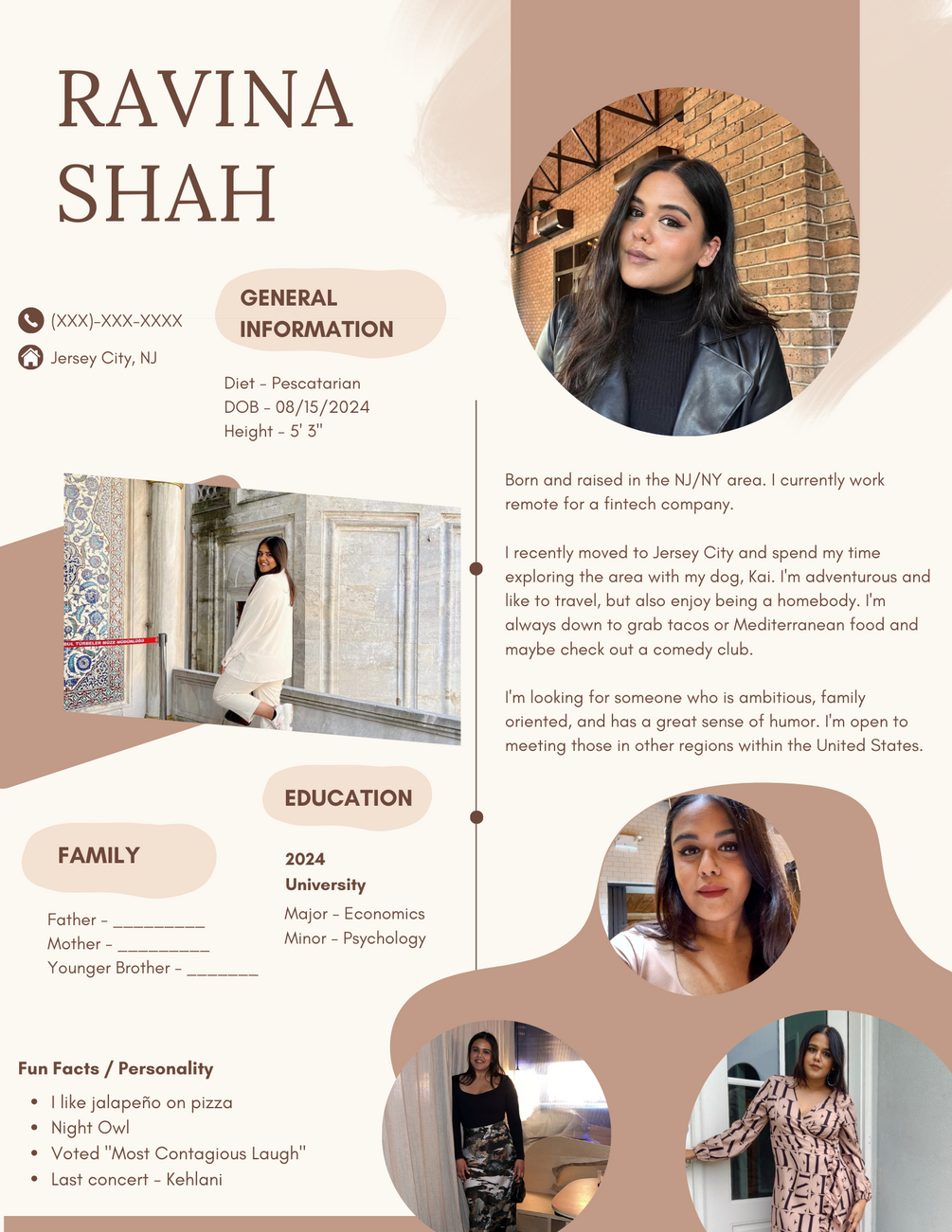 Personal Biodata Example