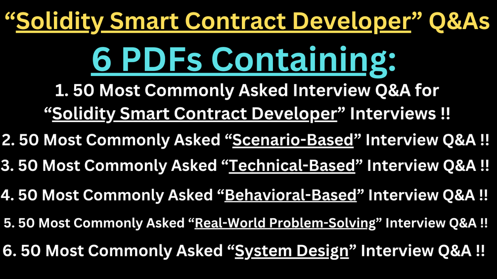 6 PDFs containing ALL Types of Most Asked Interview Q&A (Scenario-Based, Technical-Based ...