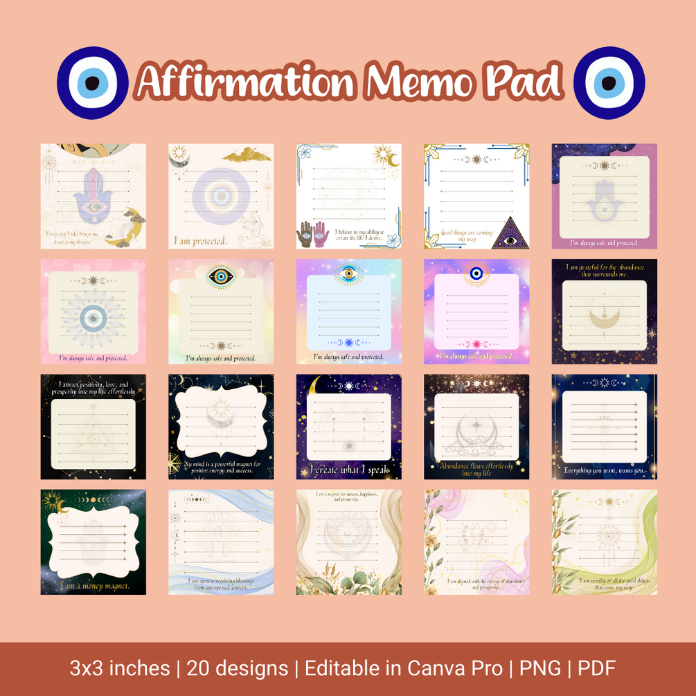 Memo Pad Bundle Template